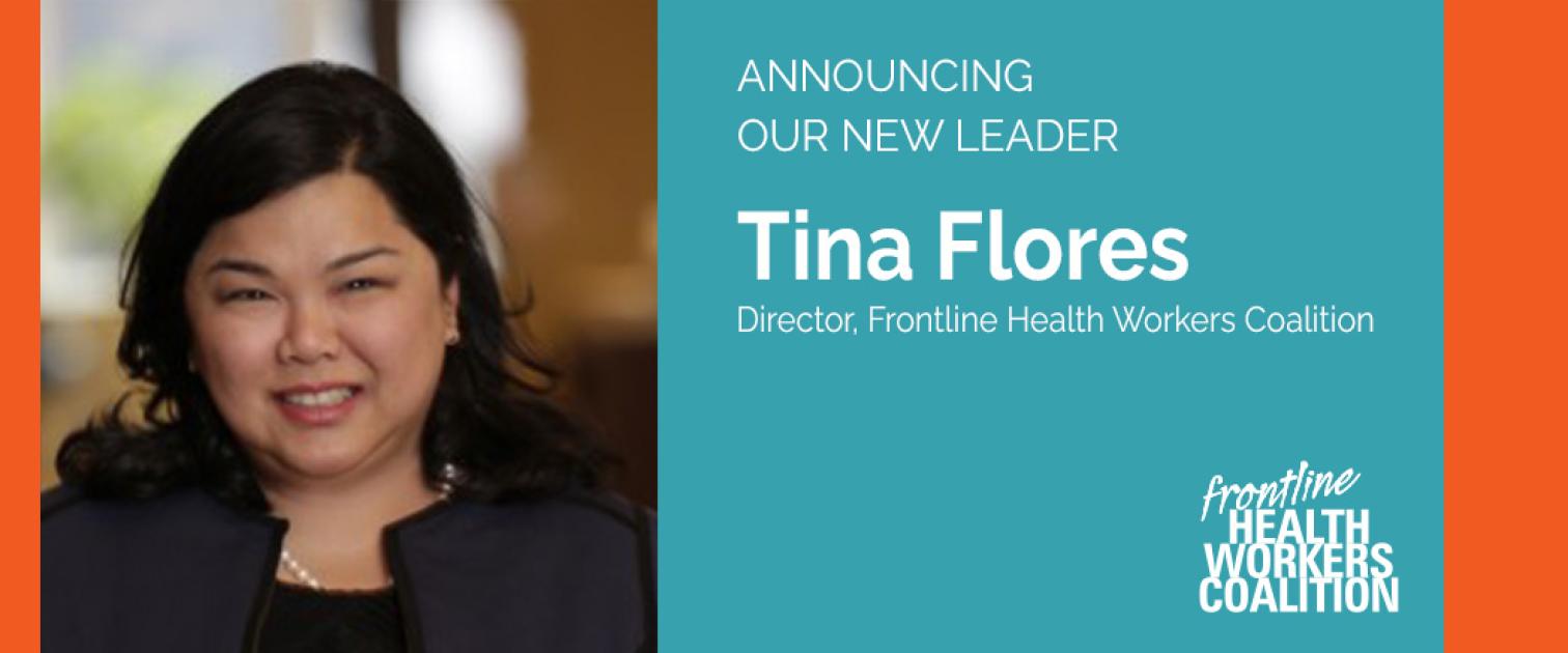 Tina Flores Tapped to Lead Frontline Health Workers Coalition | IntraHealth